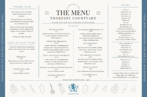 Courtyard Cafe Menu - Thoresby Park