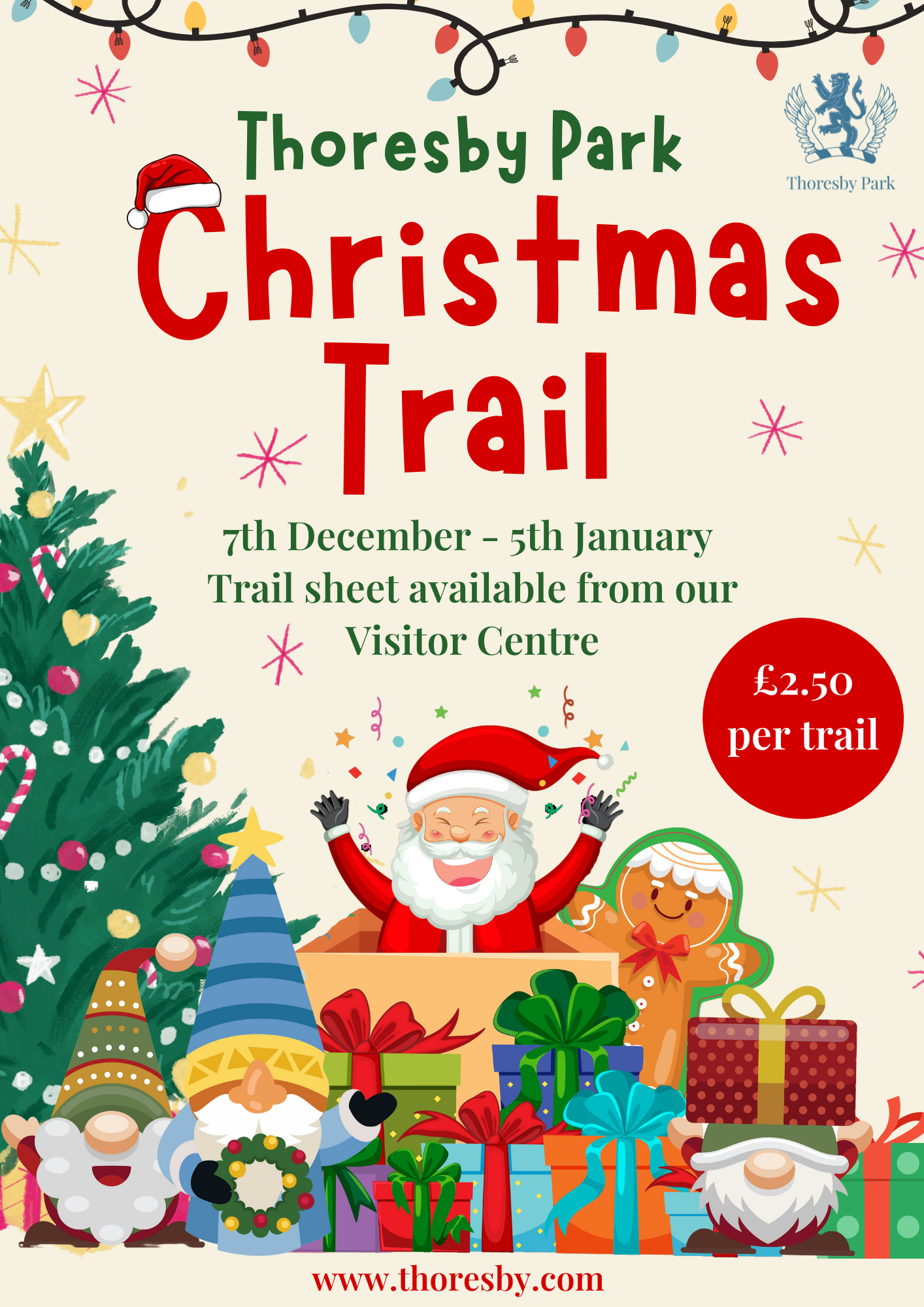 Christmas Trail 7th December - 5th January - Thoresby Park